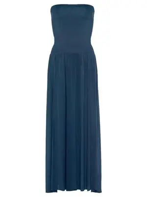 ERES Oda Strapless Maxi Dress - Blue