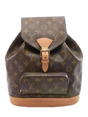 LOUIS VUITTON 1998 Mm Montsouris Monogram-pattern Backpack - Brown