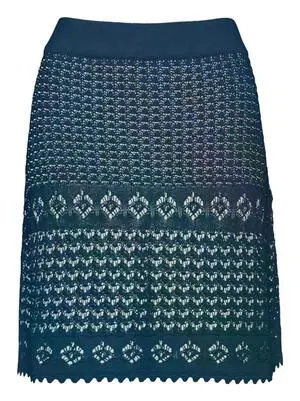 ERES Angela Crochet Mini Skirt - Blue