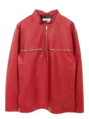 Hermès 2000s Leather Jacket - Red
