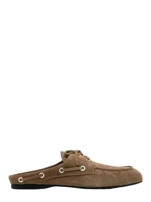 Senso Beau Flat Mules - Brown