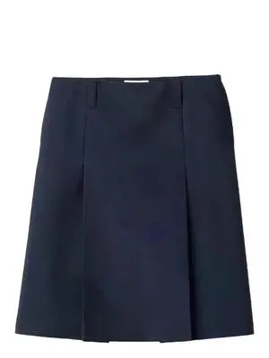 Miu Miu Embroidered Midi Skirt - Blue