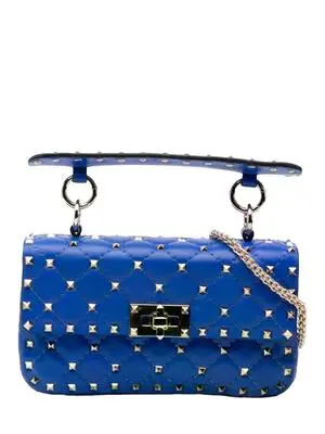 VALENTINO 2000-2017 Small Nappa Rockstud Spike Satchel