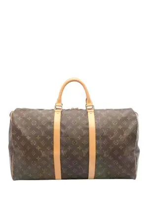LOUIS VUITTON Keepall 50 Shoulder Bag - Brown