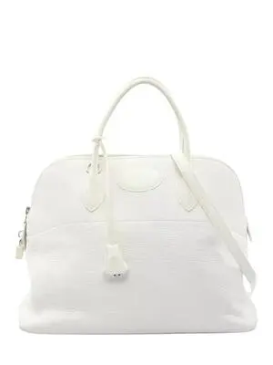 Hermès Bolide 35 Handbag - White