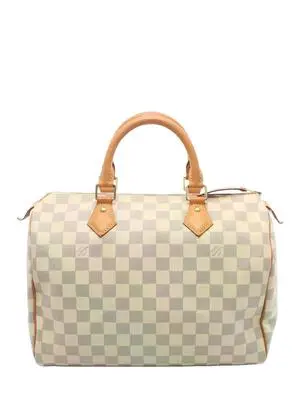 LOUIS VUITTON 30 Speedy Damier Azur Handbag - Neutrals