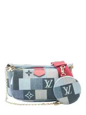 LOUIS VUITTON 2019 Denim Monogram Shoulder Bag - Blue