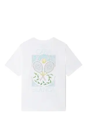 Casablanca Tennis Pastelle Short Sleeve T-shirt - Multicolor