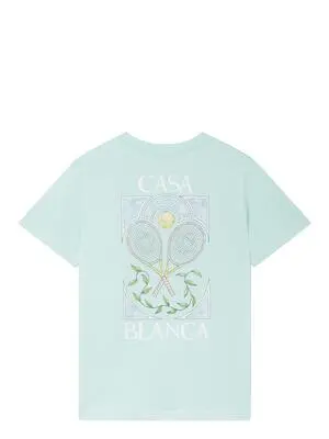 Casablanca Tennis Pastelle Short Sleeve T-shirt - Multicolor