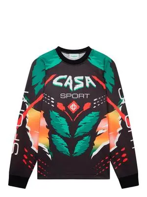 Casablanca Casa Moto Long-sleeve T-shirt - Multicolor