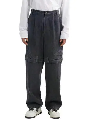 OFF DUTY Pleated Jeans - Grey