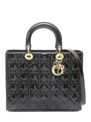 Dior Lady Canage Tote Bag - Black