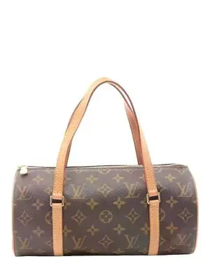 LOUIS VUITTON 2003 26 Monogram Papillon Duffle Bag - Brown