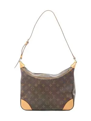 LOUIS VUITTON Boulogne Monogram Leather-handle Shoulder Bag - Brown