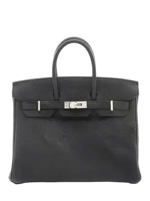 HERMÈS 2021 25 Birkin Leather Tote Bag