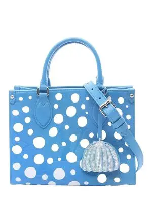 LOUIS VUITTON 2010s Pm On-the-go Polka-dot Handbag - Blue