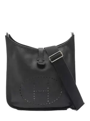 Hermès Gm Evelyn Iii Leather Shoulder Bag - Black
