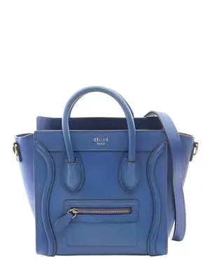 Celine 2000s Nano Luggage Shopper Tote - Blue