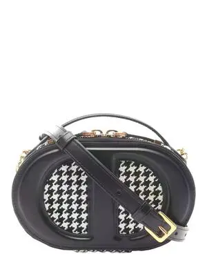 Dior Cd-signature Crossbody Bag - Black