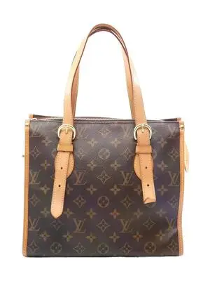 LOUIS VUITTON 2007 Popincourt Haut Monogram Tote Bag - Brown
