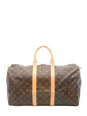 LOUIS VUITTON 2017 45 Keepall Monogram Holdall - Brown