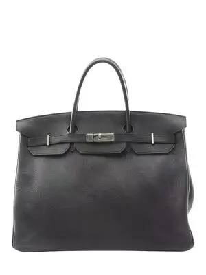 Hermès 2018 40 Birkin Tote Bag - Black