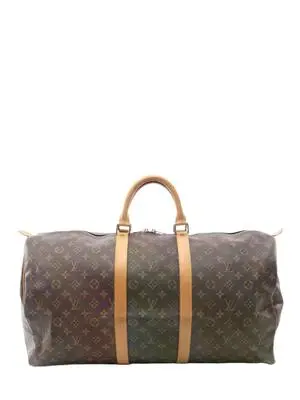 LOUIS VUITTON 1996 Monogram Boston Bag - Brown