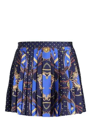 Sandro Printed Twill Skort - Navy