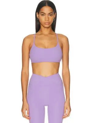 Year Of Ours Studio Crossback Bra - Grape