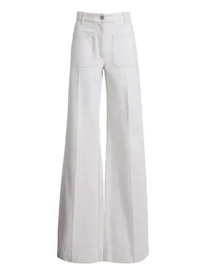 VICTORIA BECKHAM Alina High-Rise Wide Leg Jeans