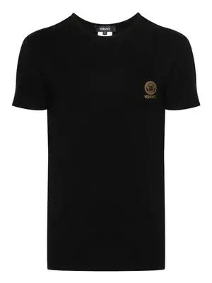 Versace Logo-detail T-shirt - Black