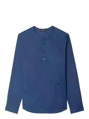 Zadig&Voltaire Buttoned T-shirt - Blue