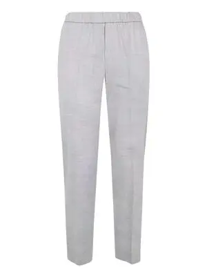 Peserico Elasticated-waist Trousers - Grey