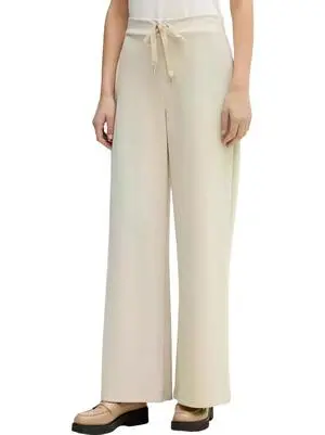 Joseph Ribkoff Drawstring Wide Leg Trousers - Neutrals