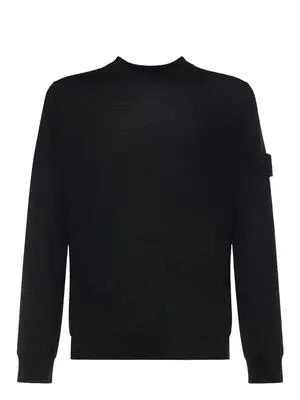 Stone Island Crew-neck Sweater - Black