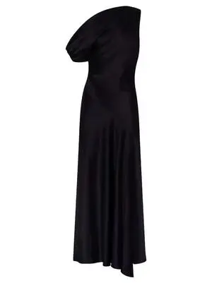 NICHOLAS Sabrina One-shoulder Maxi Dress - Black