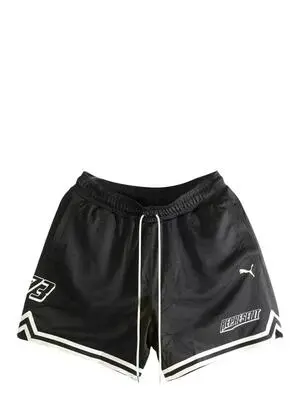 PUMA Striped Shorts - Black