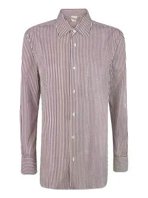 Aspesi Striped Pocket Shirt - White