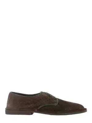 ALEXANDER HOTTO Perforated Derby Shoes - Brown