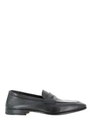 HENDERSON BARACCO Almond-toe Loafers - Black