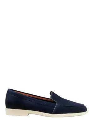 Santoni Round-toe Loafer - Blue