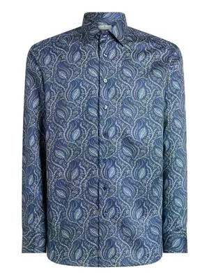 Etro Paisley Foliage Shirt - Blue
