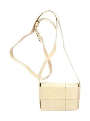 Bottega Veneta Mini Cassette Cross Body Bag - Neutrals