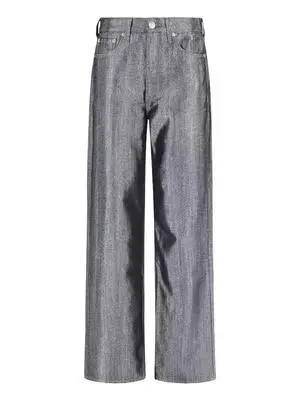 Rag & Bone Five-pocket Wide-leg Jeans - Grey