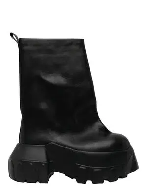 Rick Owens 90mm Mega Tractor Boots - Black