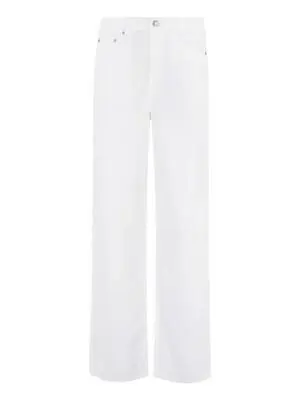 Rag & Bone Logan Wide-leg Jeans - White