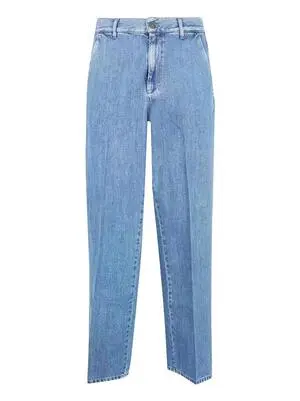 LARDINI Etienne Straight-leg Jeans - Blue