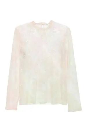 Alberta Ferretti Embellishment-detail Shirt - Neutrals