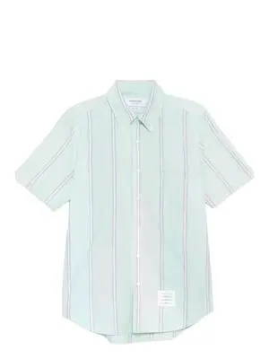 Thom Browne Striped Shirt - Green
