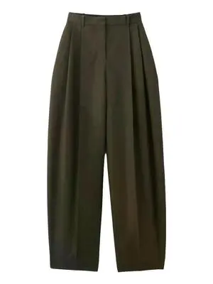 Jacquemus Pleated Tailored Trousers - Green
